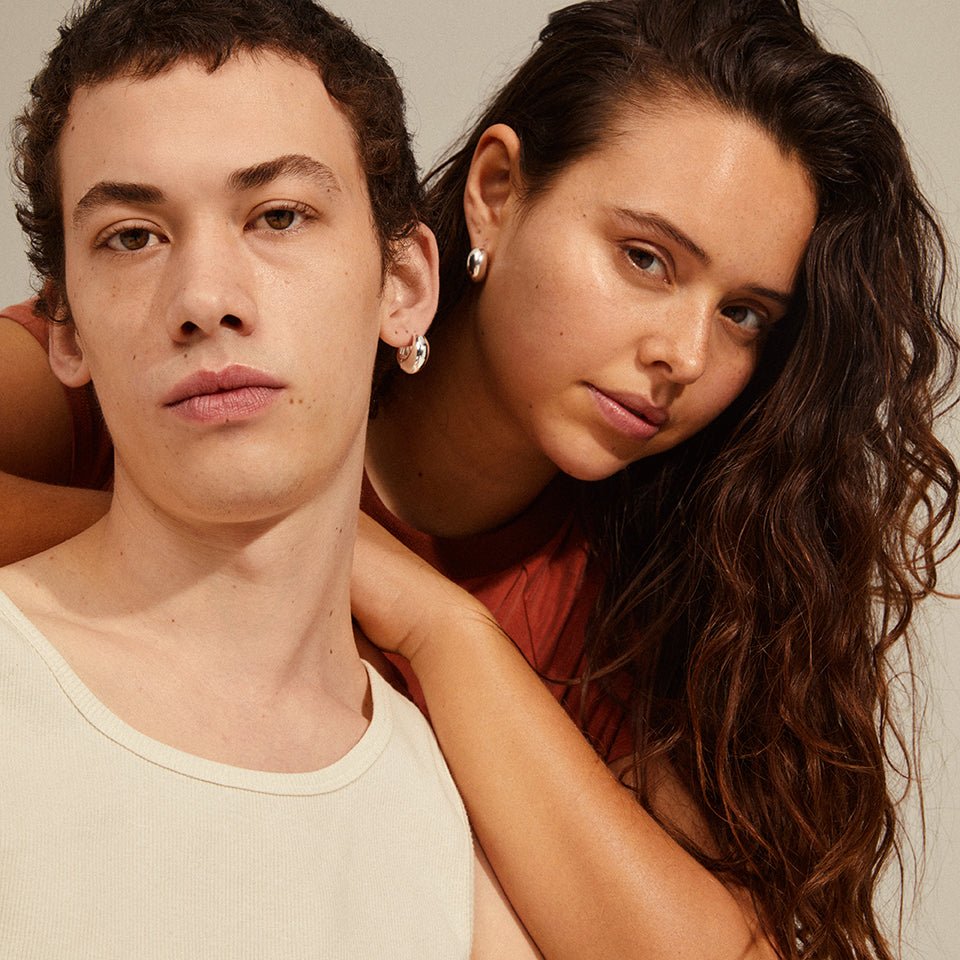 AMBER Recycled Chunky Hoops – PILGRIM