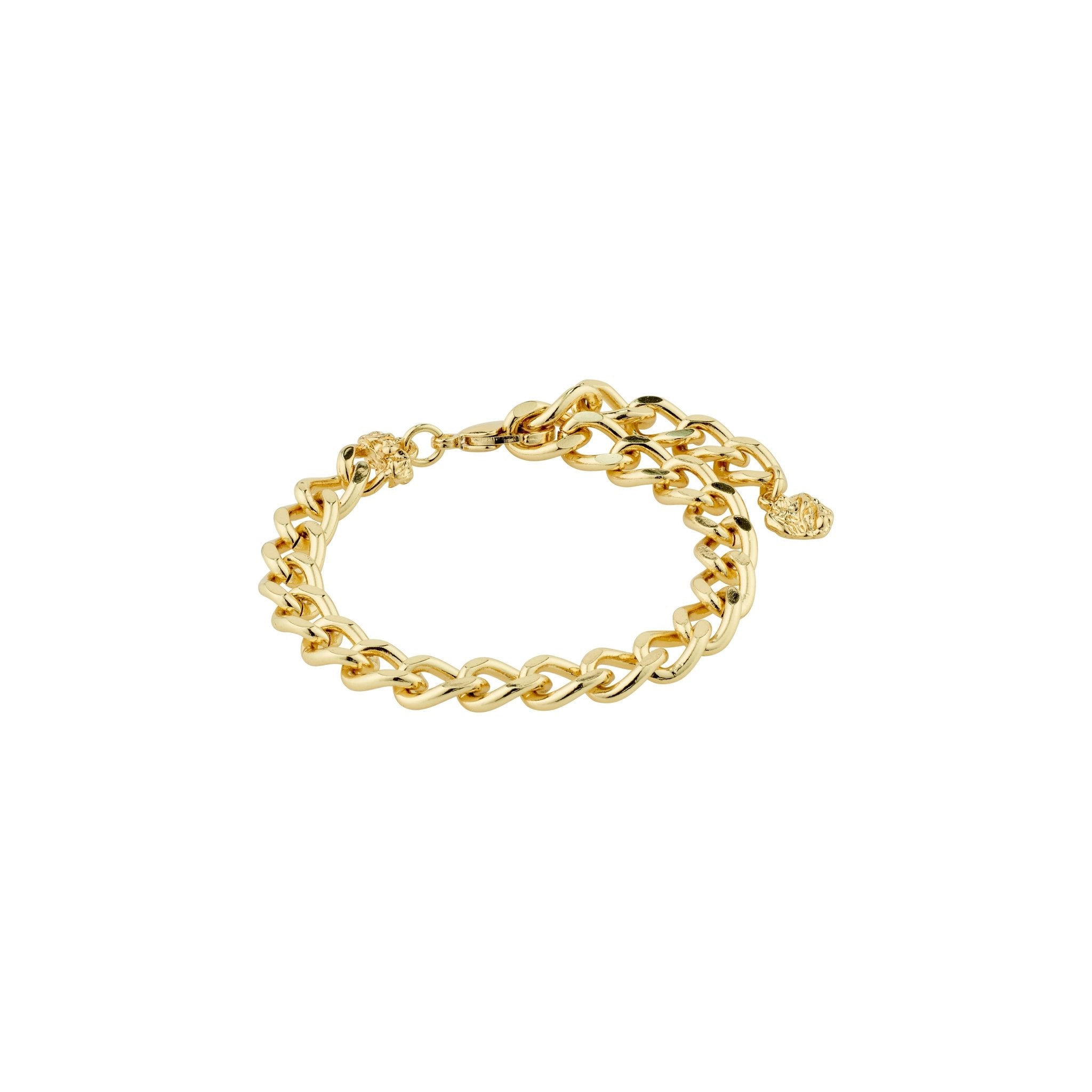 Pilgrim CHARM recycled curb chain bracelet – PILGRIM
